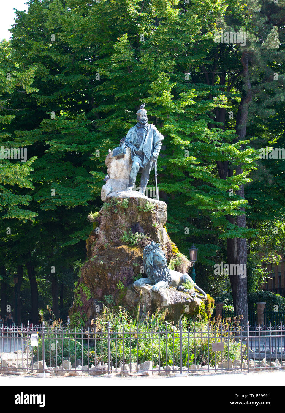 The Garibaldi monument in Venice Stock Photo - Alamy