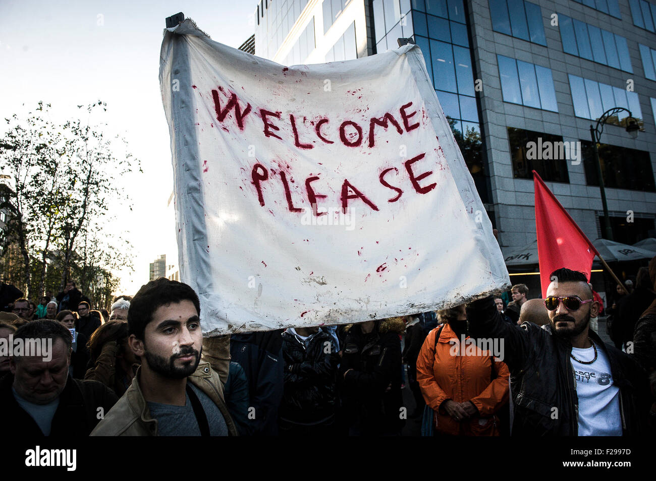 'People without papers' gather in European Union quarters in Brussels ...