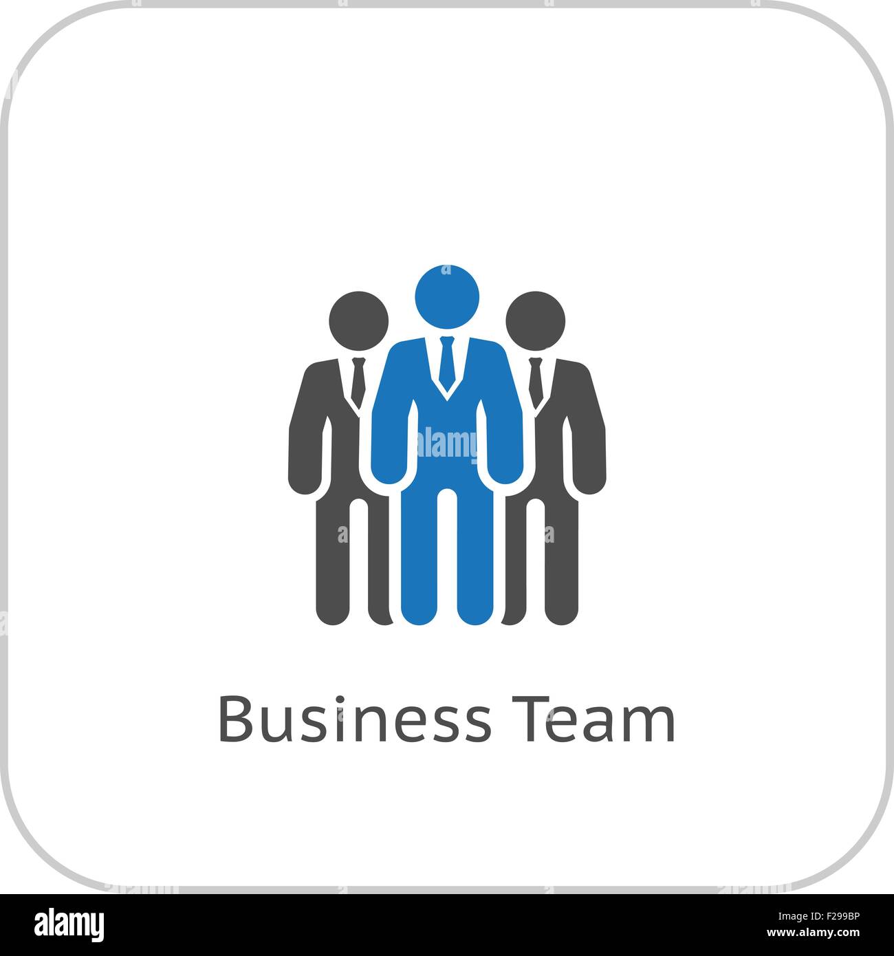 Team Icon. Business Concept. Flat Design Stock Vector Image & Art - Alamy