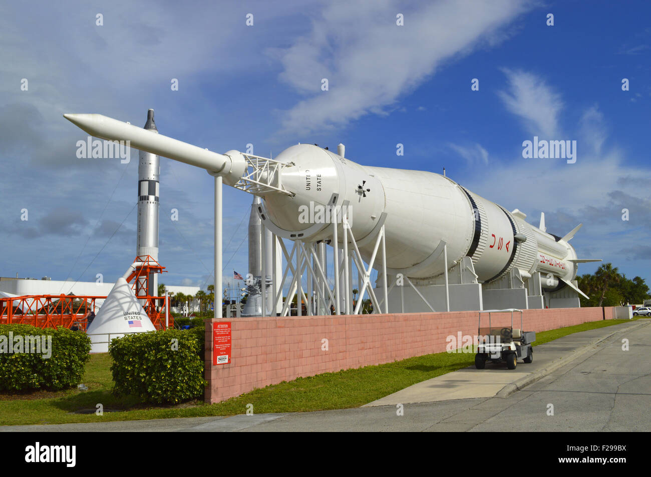 Saturn 1B Serial number SA 209 rocket on display at Kennedy Space ...