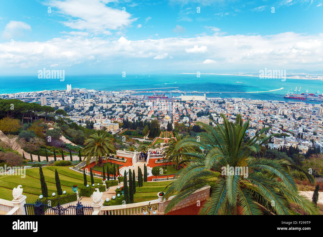 Aerial View of Haifa City Stock Photo - Alamy