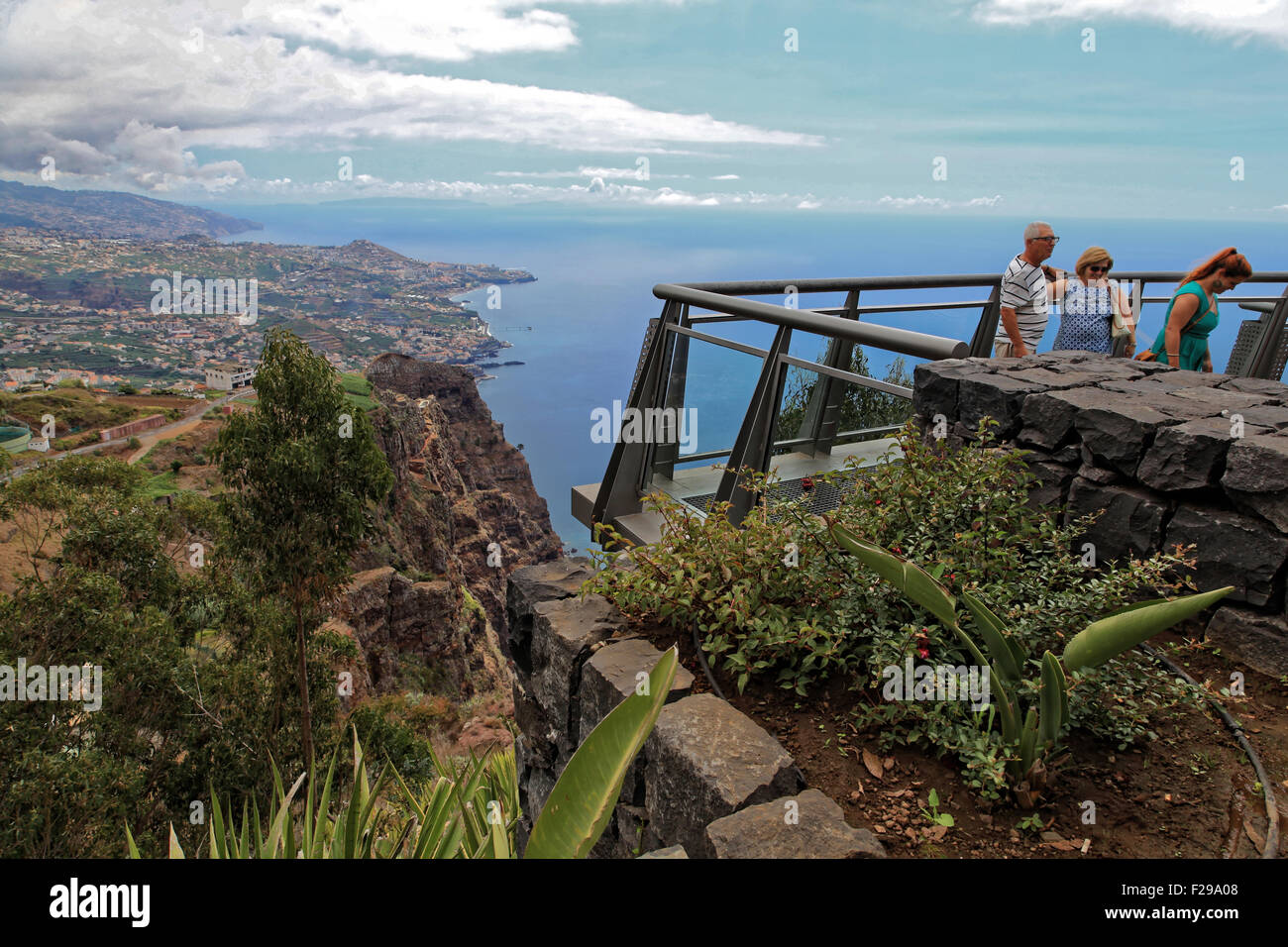 The glass platform at Cabo Girão, Madeira, Portugal – reputedly (and ...