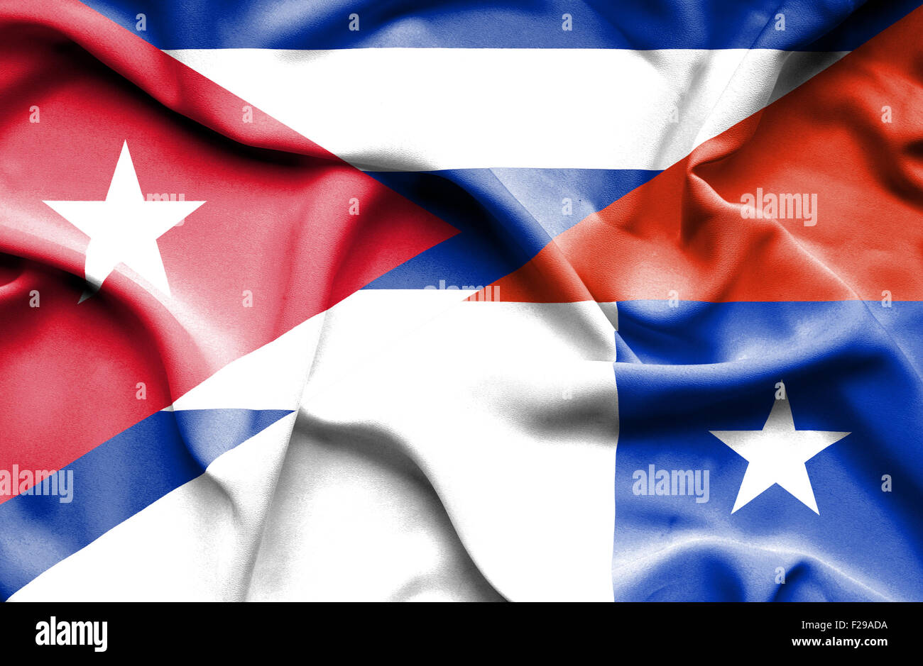 Cuba chile flag hi-res stock photography and images - Alamy