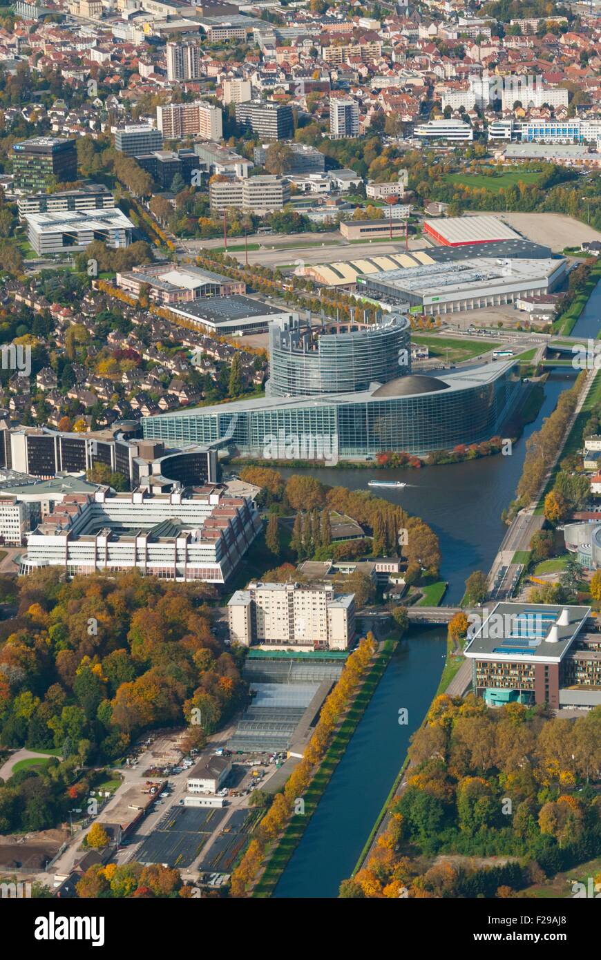 Strasbourg european parliament aerial hi-res stock photography and ...