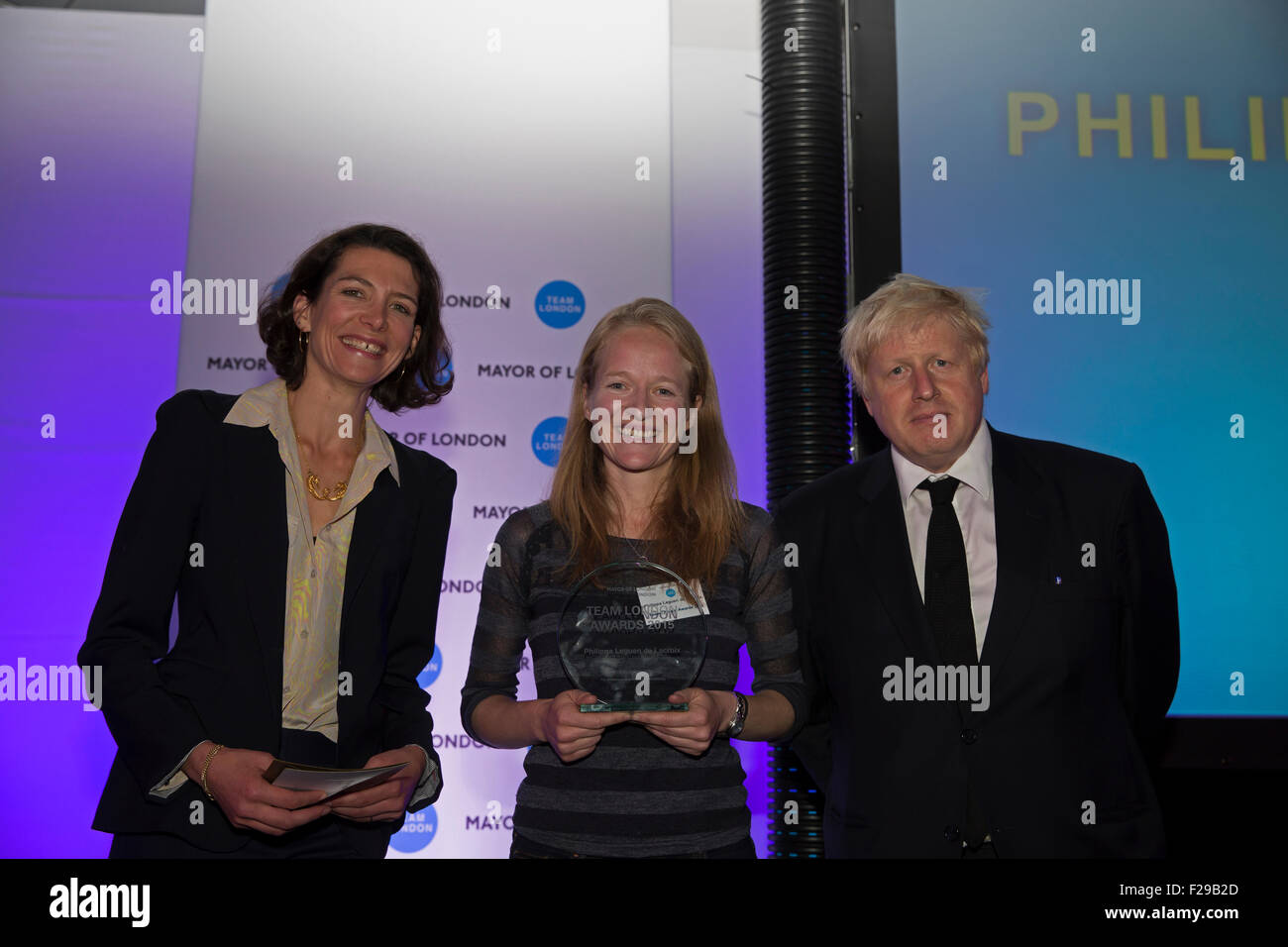 London, UK.14th September, 2015. Thomasina Miers, Phillipa Leguen ...