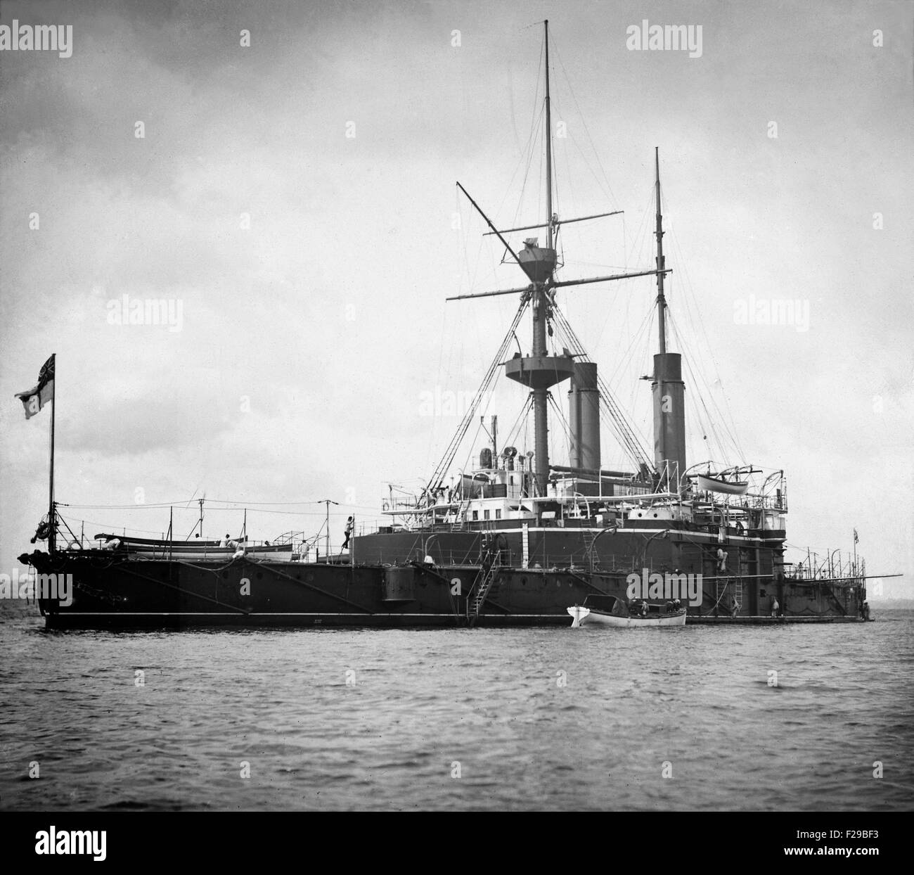 Victoria class ship Black and White Stock Photos & Images - Alamy