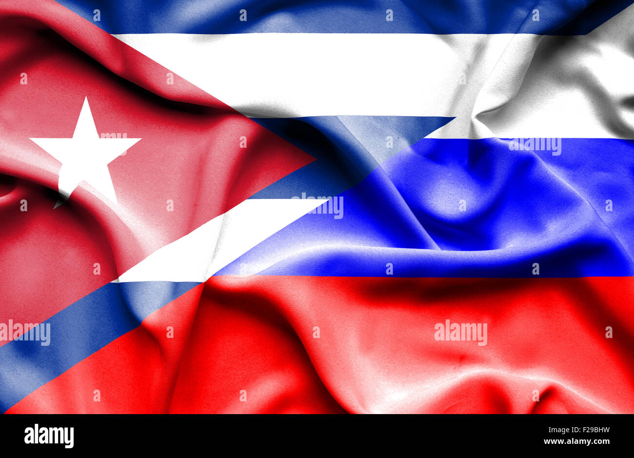 Cuba russia flag hi-res stock photography and images - Alamy