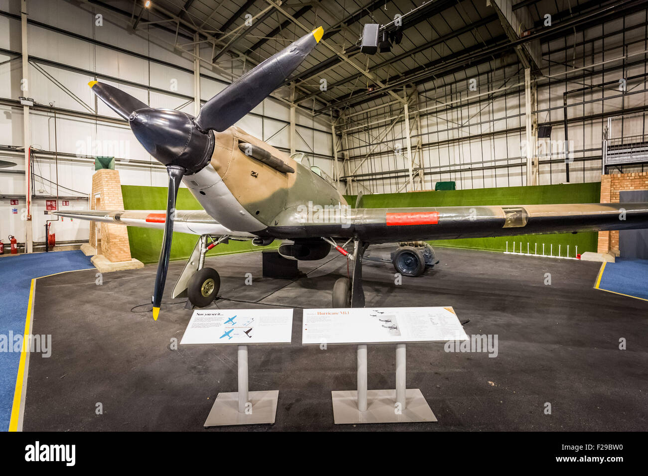 London, UK. 14th September, 2015. Supermarine Spitfire MK1 on display ...