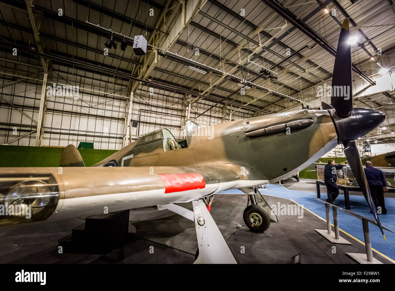 London, UK. 14th September, 2015. Supermarine Spitfire MK1 on display ...