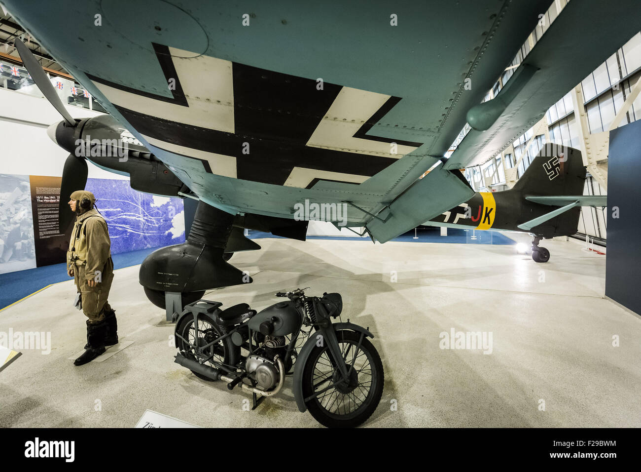 London, UK. 14th September, 2015. Junkers JU87 German Dive Bomber. The ...