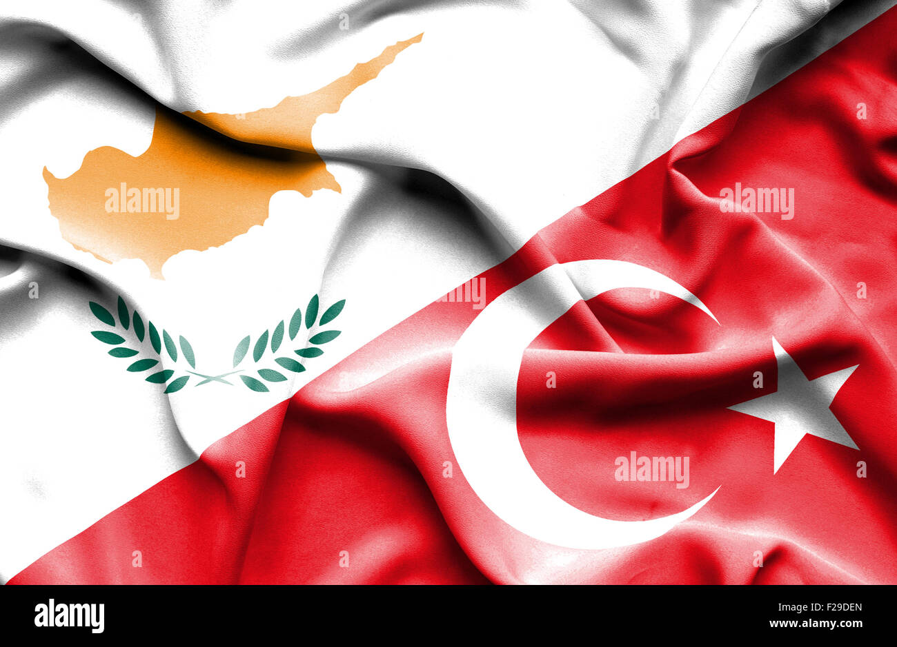 Flags turkish cypriot flag cyprus hi-res stock photography and images ...