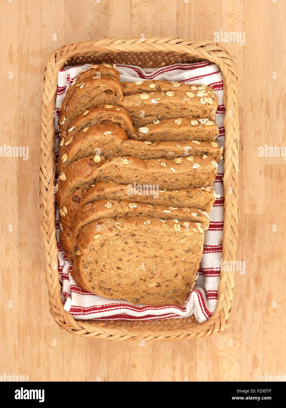 A close up shot of a bread basket Stock Photo - Alamy