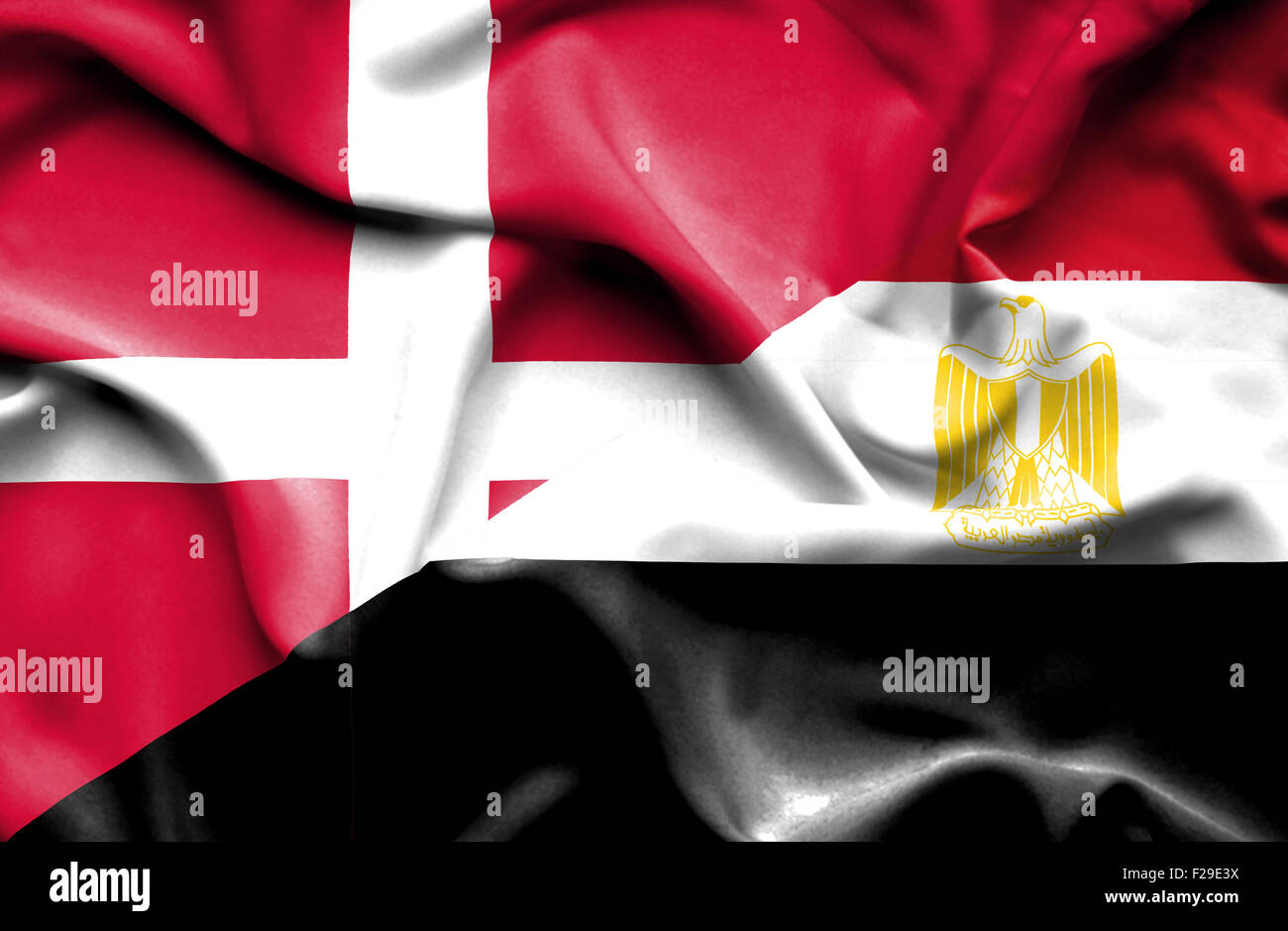 Denmark egypt flag hi-res stock photography and images - Alamy