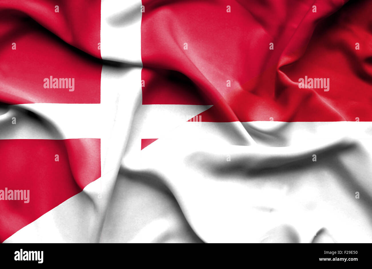 Indonesia denmark flag hi-res stock photography and images - Alamy