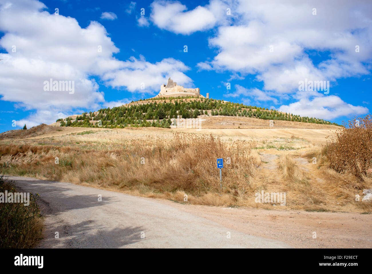 Way of St. James. View of Castrojeriz, Spain Stock Photo - Alamy