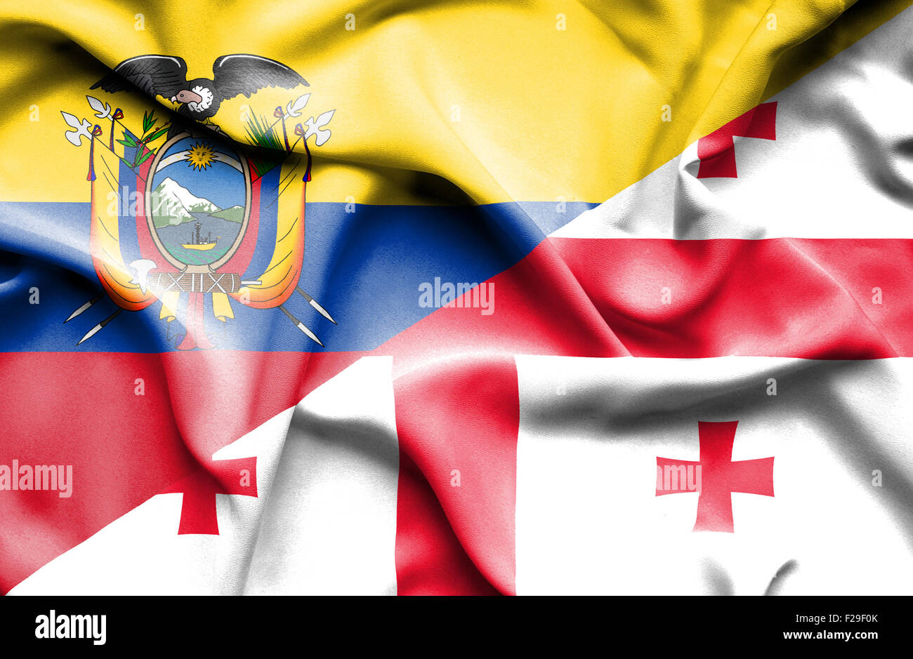 Georgia ecuador flag hi-res stock photography and images - Alamy