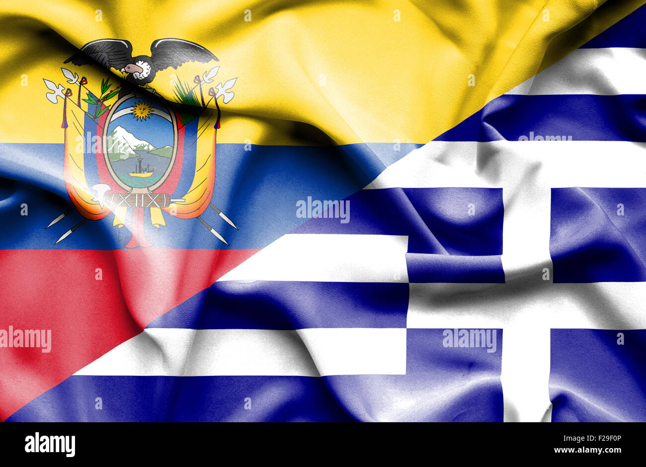 Ecuador greek flag hi-res stock photography and images - Alamy