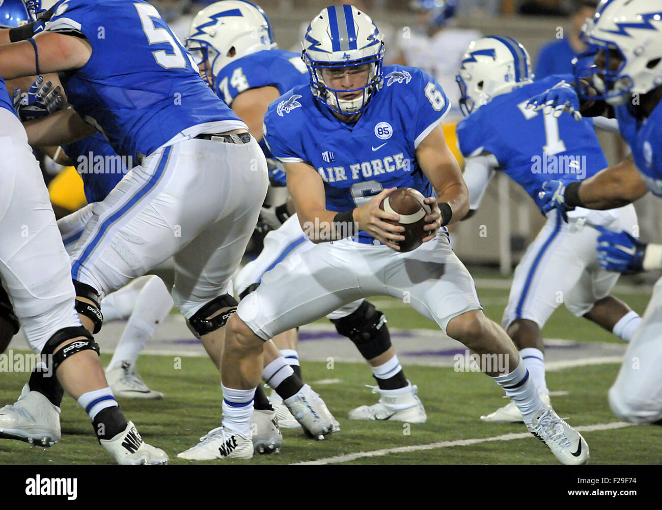 Colorado Springs, Colorado, USA. 12th Sep, 2015. Air Force quarterback ...