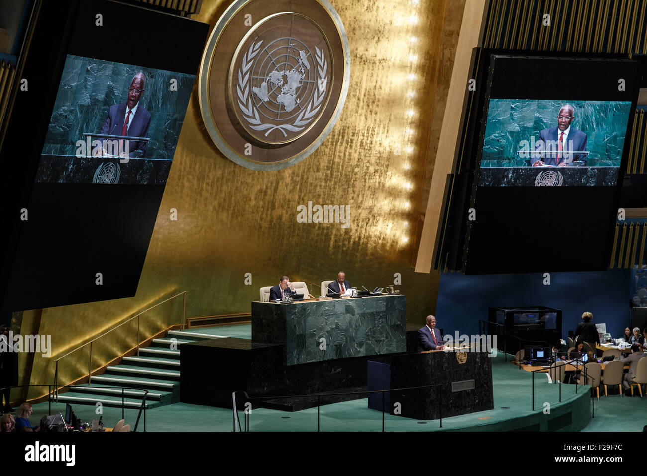 New York, General Assembly's 69th session at the United Nations ...