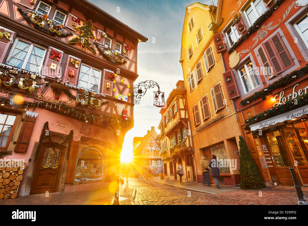 Christmastime in Colmar. Haut- Rhin. Alsace. France Stock Photo - Alamy
