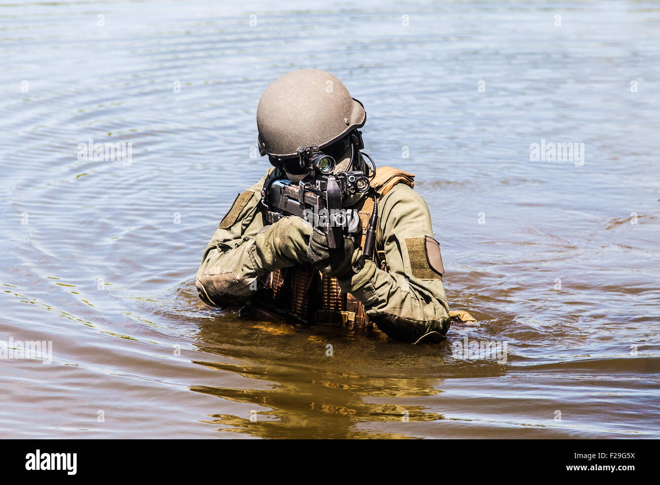 special forces in the water Stock Photo - Alamy