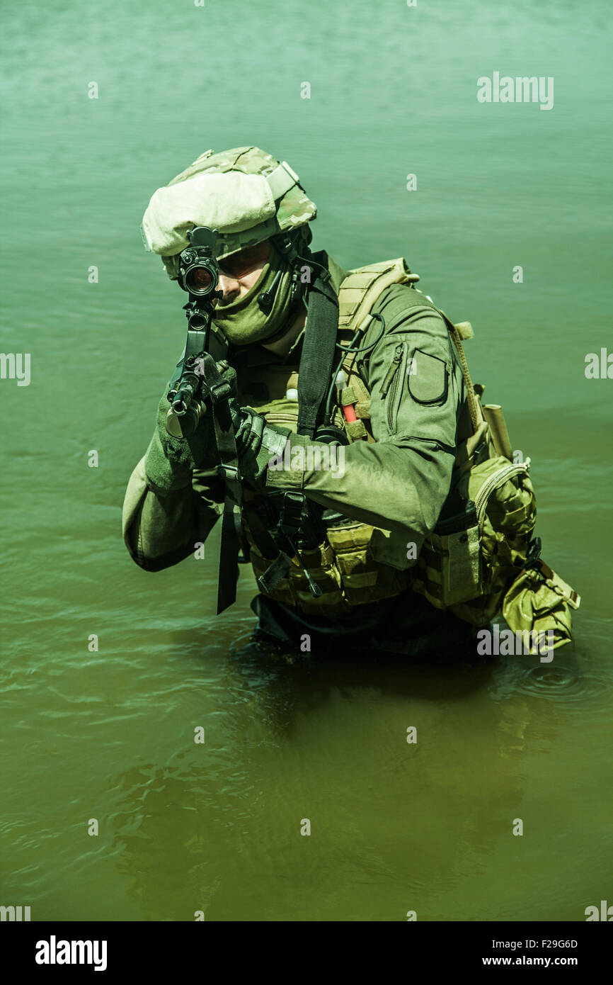 special forces in the water Stock Photo - Alamy