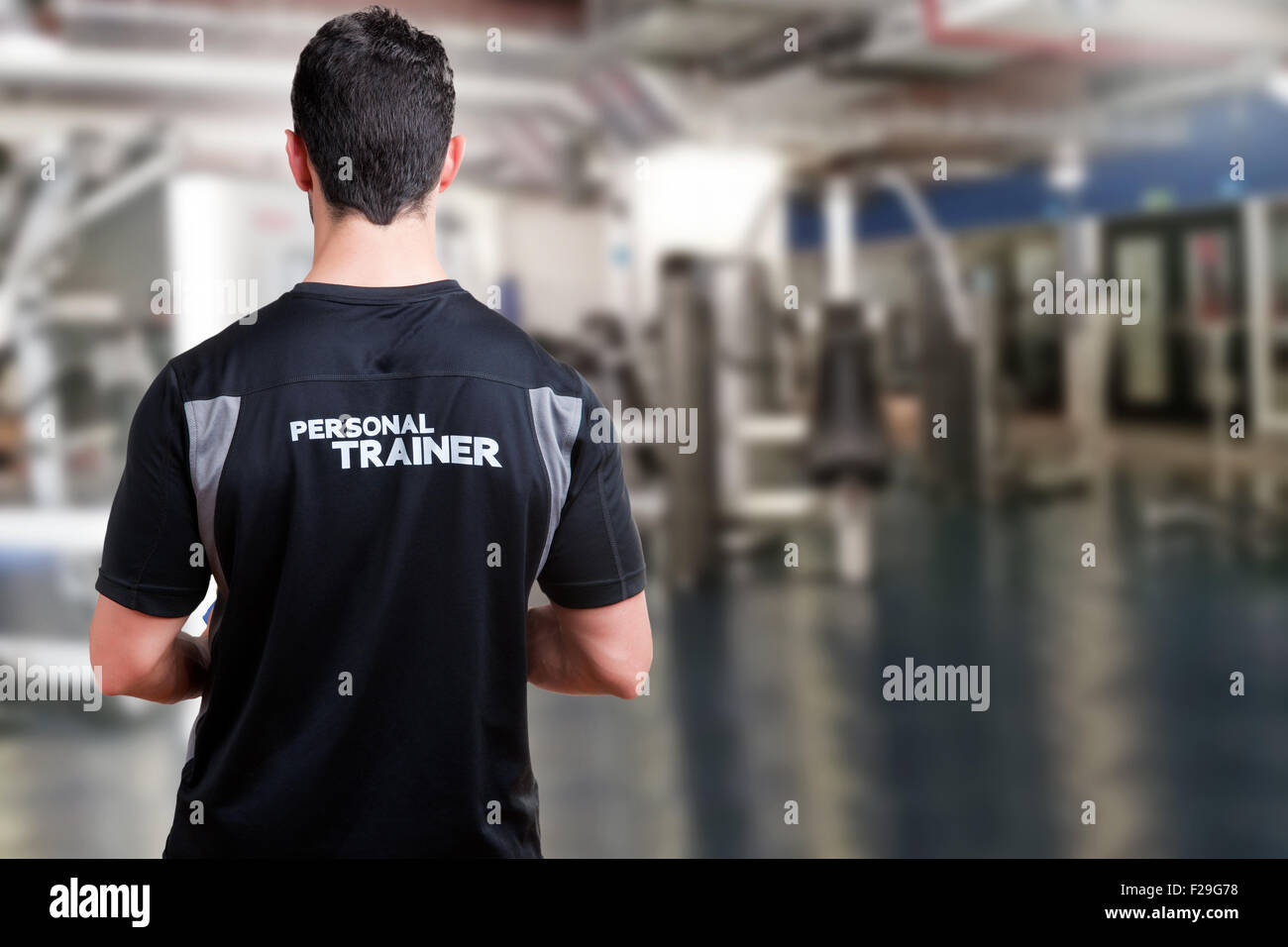 Male fitness trainer hi-res stock photography and images - Alamy