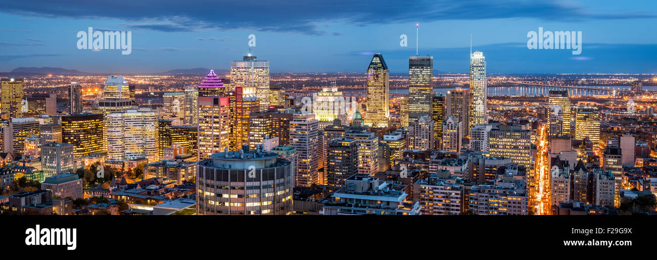 Montreal skyline mont royal hi-res stock photography and images - Alamy