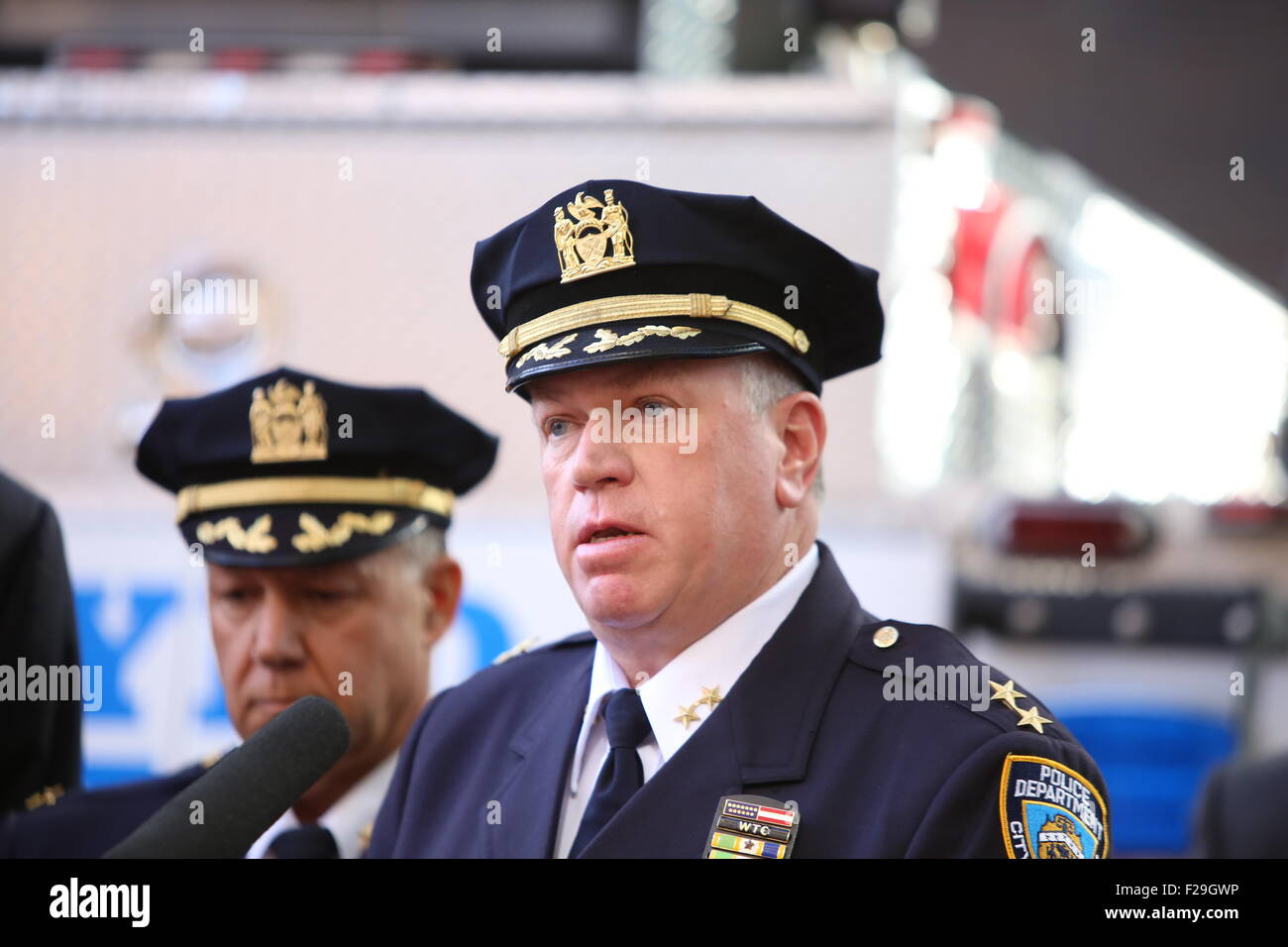 New York City, United States. 14th Sep, 2015. Assistant Chief Harry ...