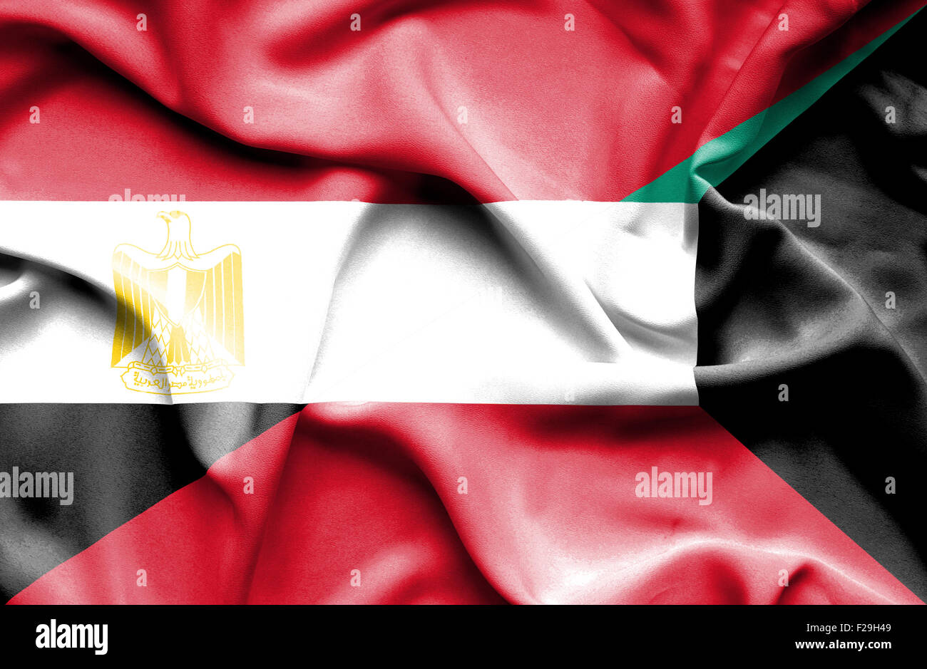 Egypt kuwait flag hi-res stock photography and images - Alamy
