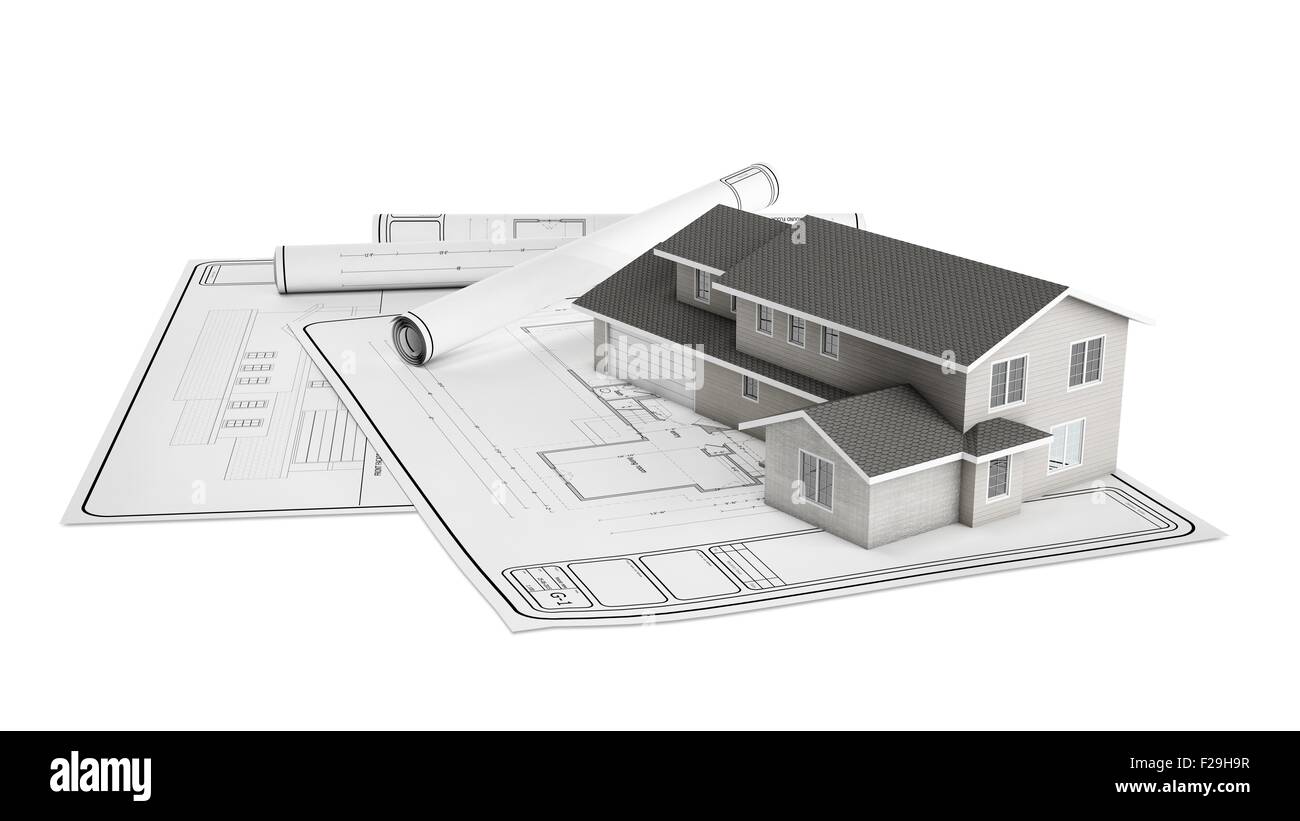 Villa model Cut Out Stock Images & Pictures - Alamy