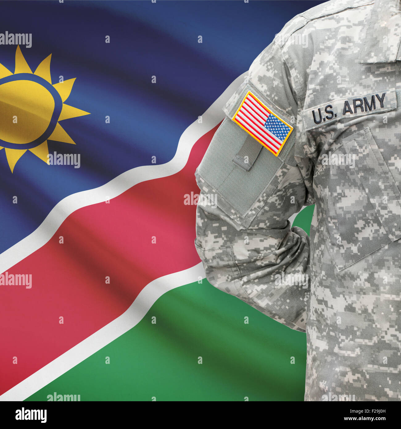 Namibian soldier hi-res stock photography and images - Alamy