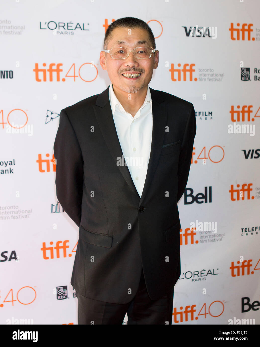 Toronto, Canada. 14th Sep, 2015. Director He Ping poses for photos ...