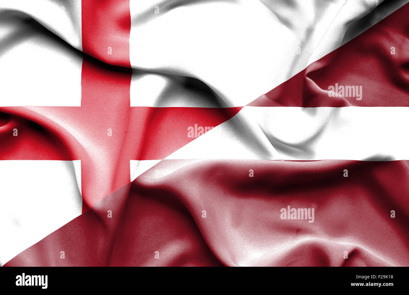 England latvia flag hi-res stock photography and images - Alamy