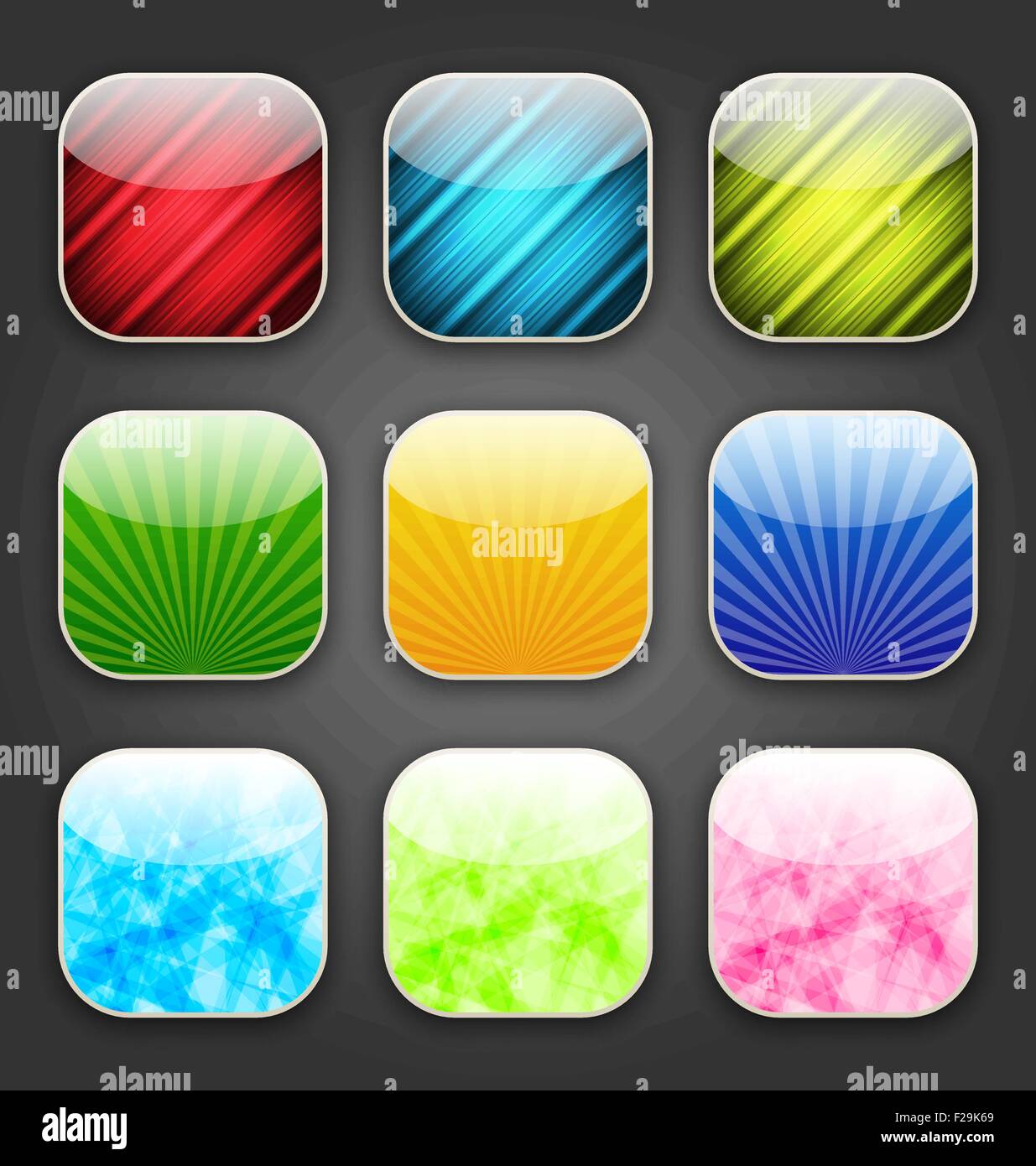 Abstract backgrounds for the app icons Stock Vector Image & Art - Alamy