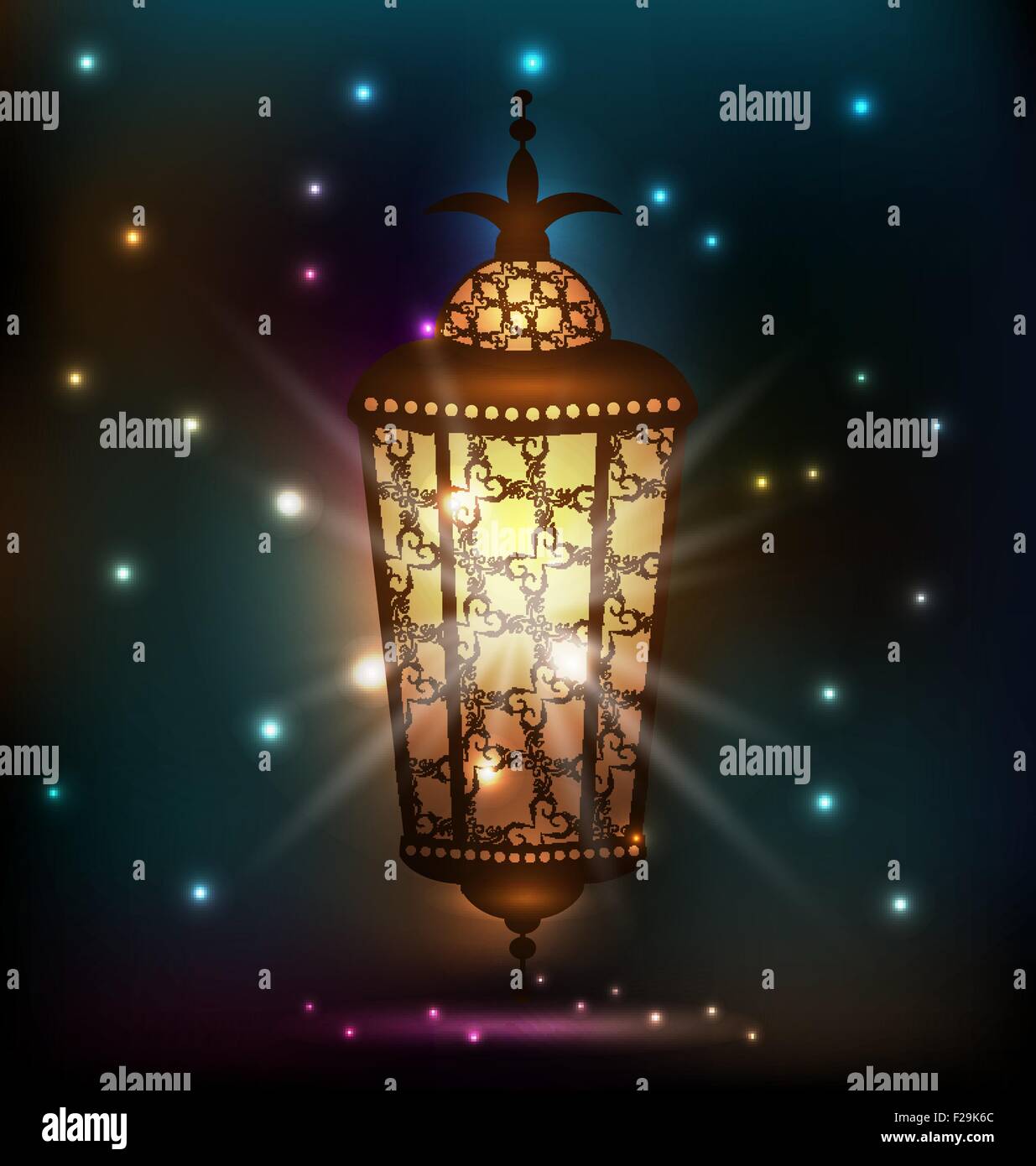 Ramadan background with arabic lantern Stock Vector Image & Art - Alamy