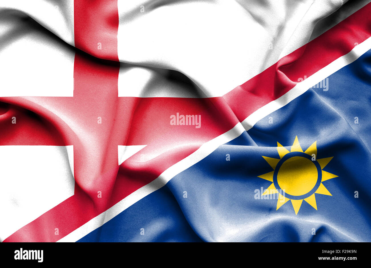 England namibia flag hi-res stock photography and images - Alamy