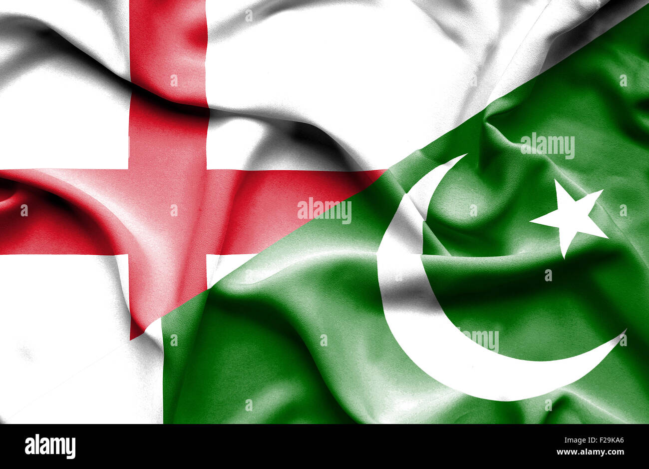 Pakistan england flag hi-res stock photography and images - Alamy