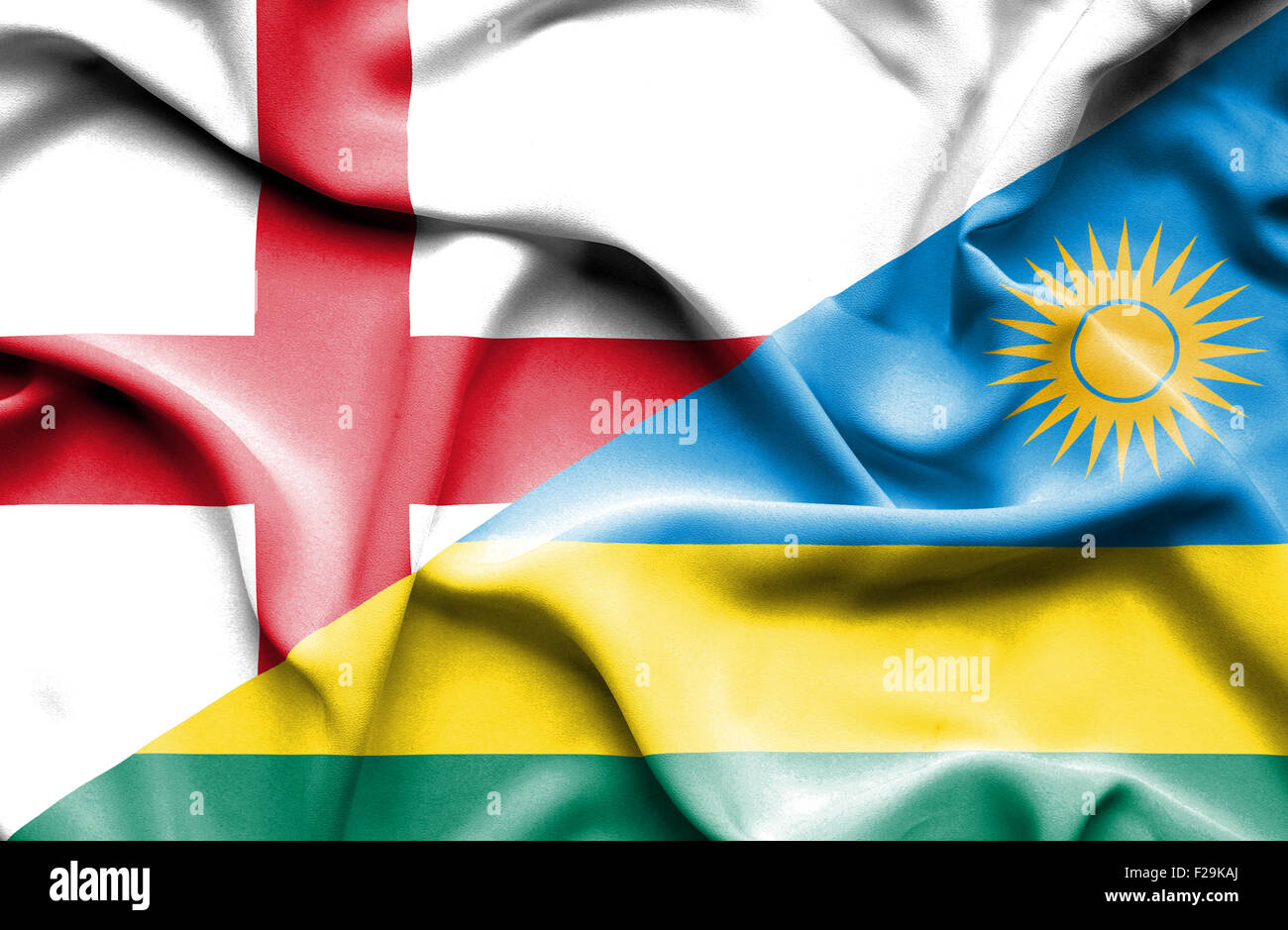 England rwanda flag hi-res stock photography and images - Alamy