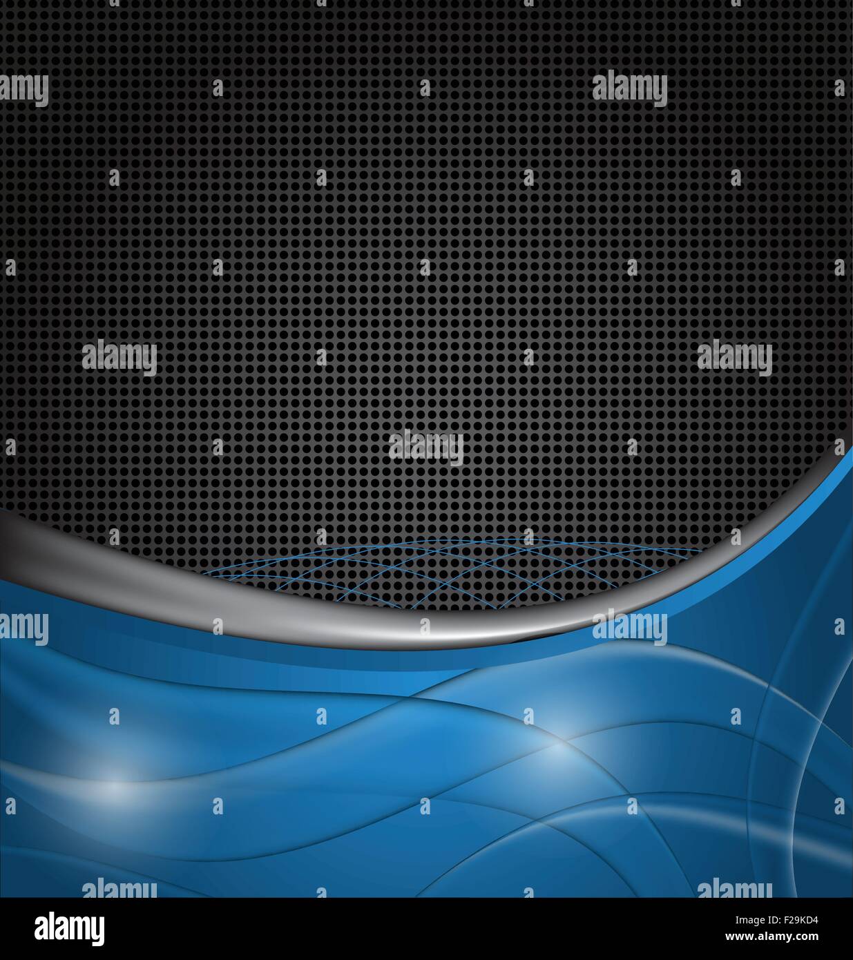 Abstract blue design template Stock Vector Image & Art - Alamy