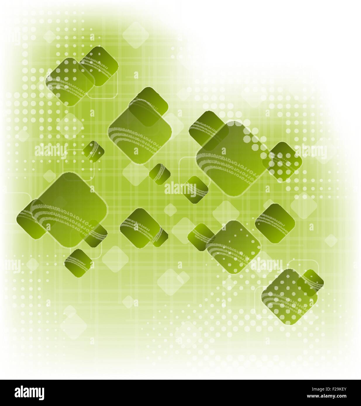 Abstract creative green background with squares Stock Vector Image ...