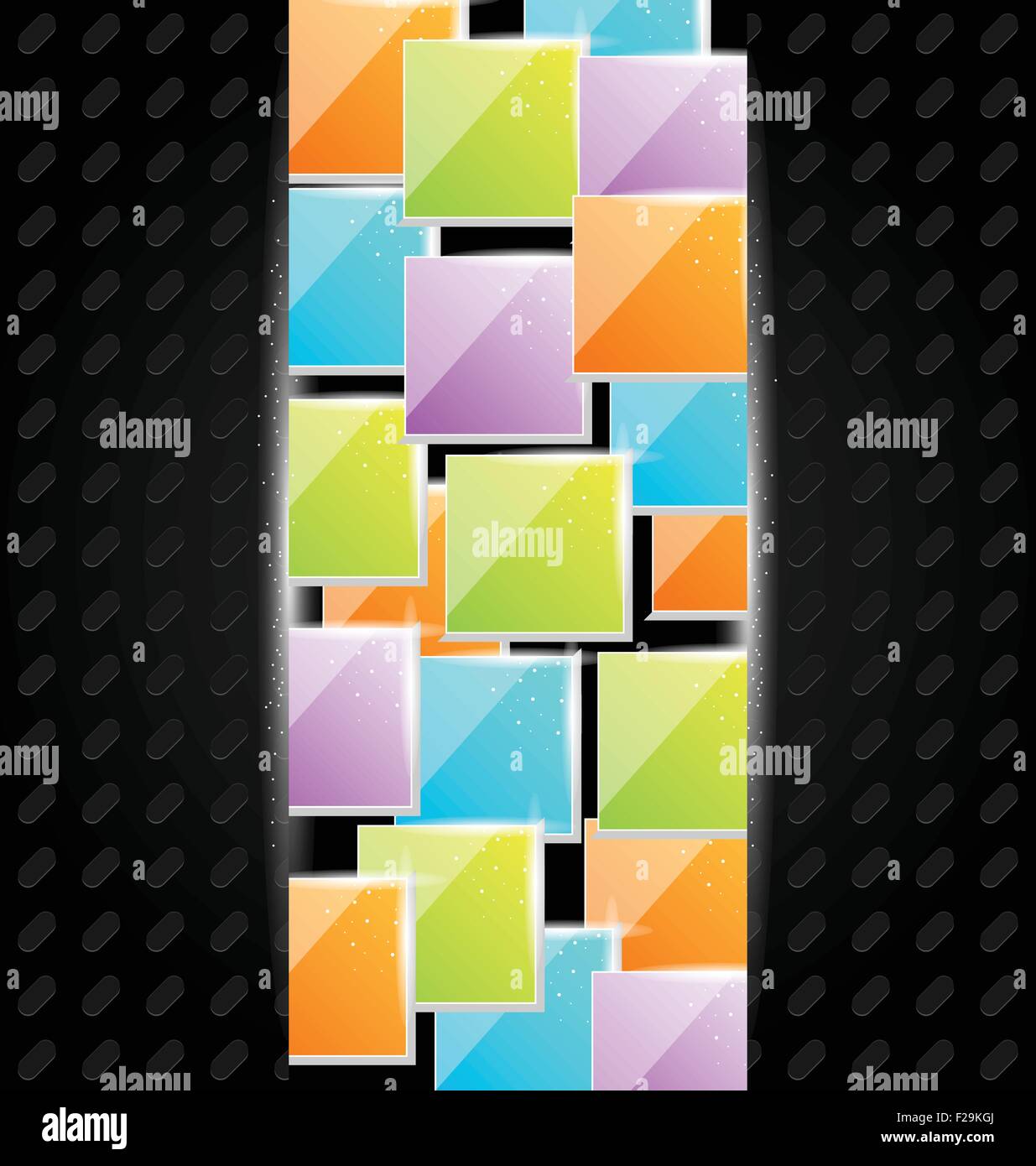 Abstract metal background with colorful squares Stock Vector Image ...