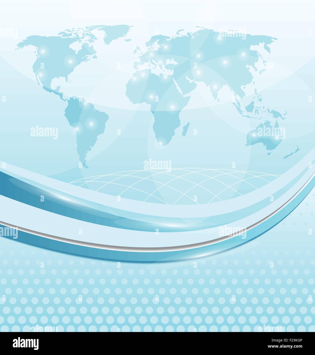 Business card with world map Stock Vector Image & Art - Alamy
