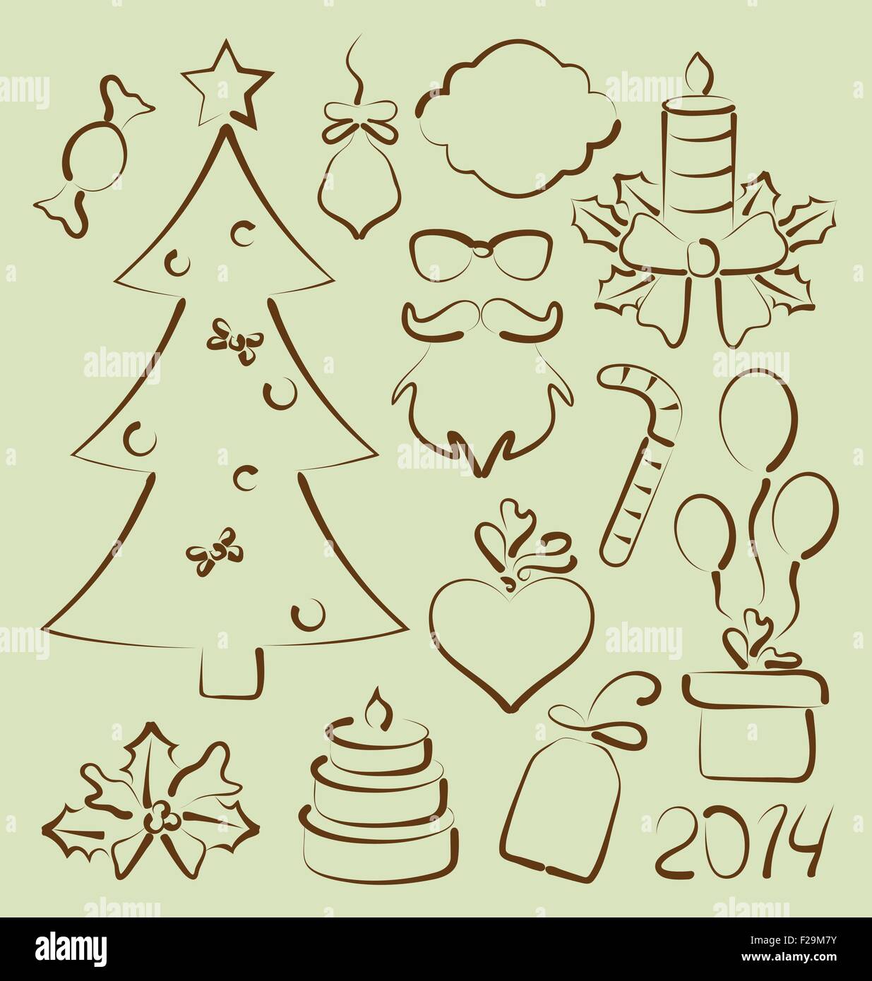 Hand drawn sketch candy Stock Vector Images - Alamy