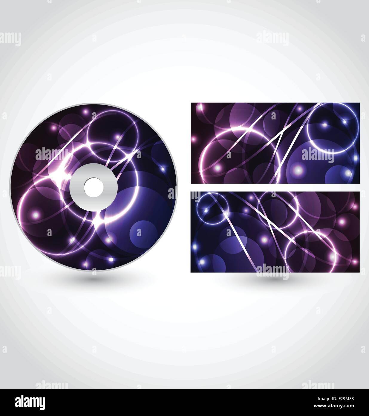 Cd disk packing design template Stock Vector Image & Art - Alamy