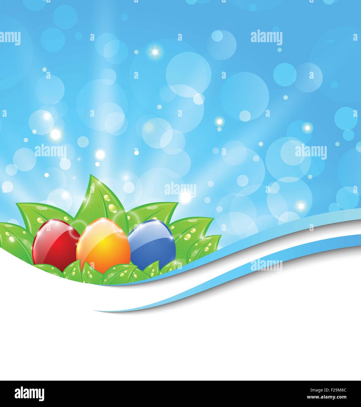 April background with Easter colorful eggs Stock Vector Image & Art - Alamy
