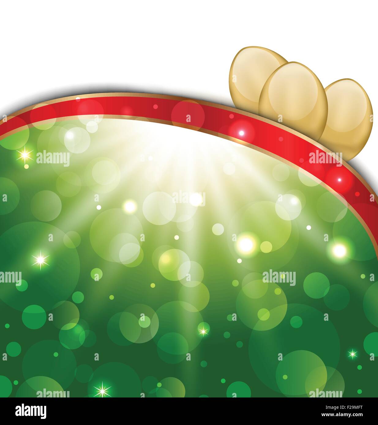 Easter background with golden eggs Stock Vector Image & Art - Alamy