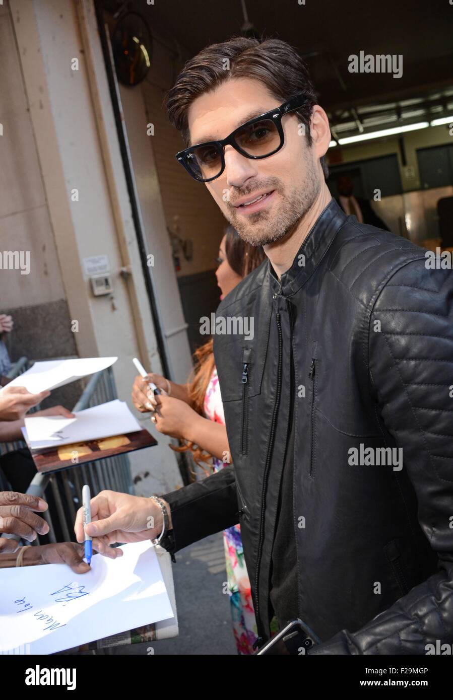 New York, NY, USA. 14th Sep, 2015. Ben Aaron at Facebook out and about ...