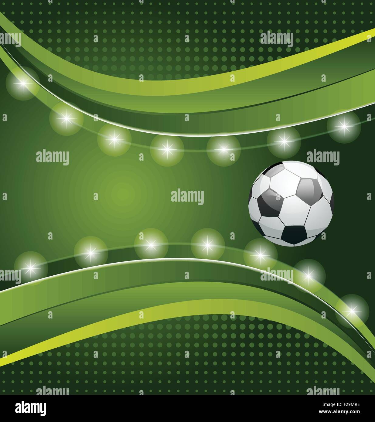 Football background with ball for design card Stock Vector Image & Art ...
