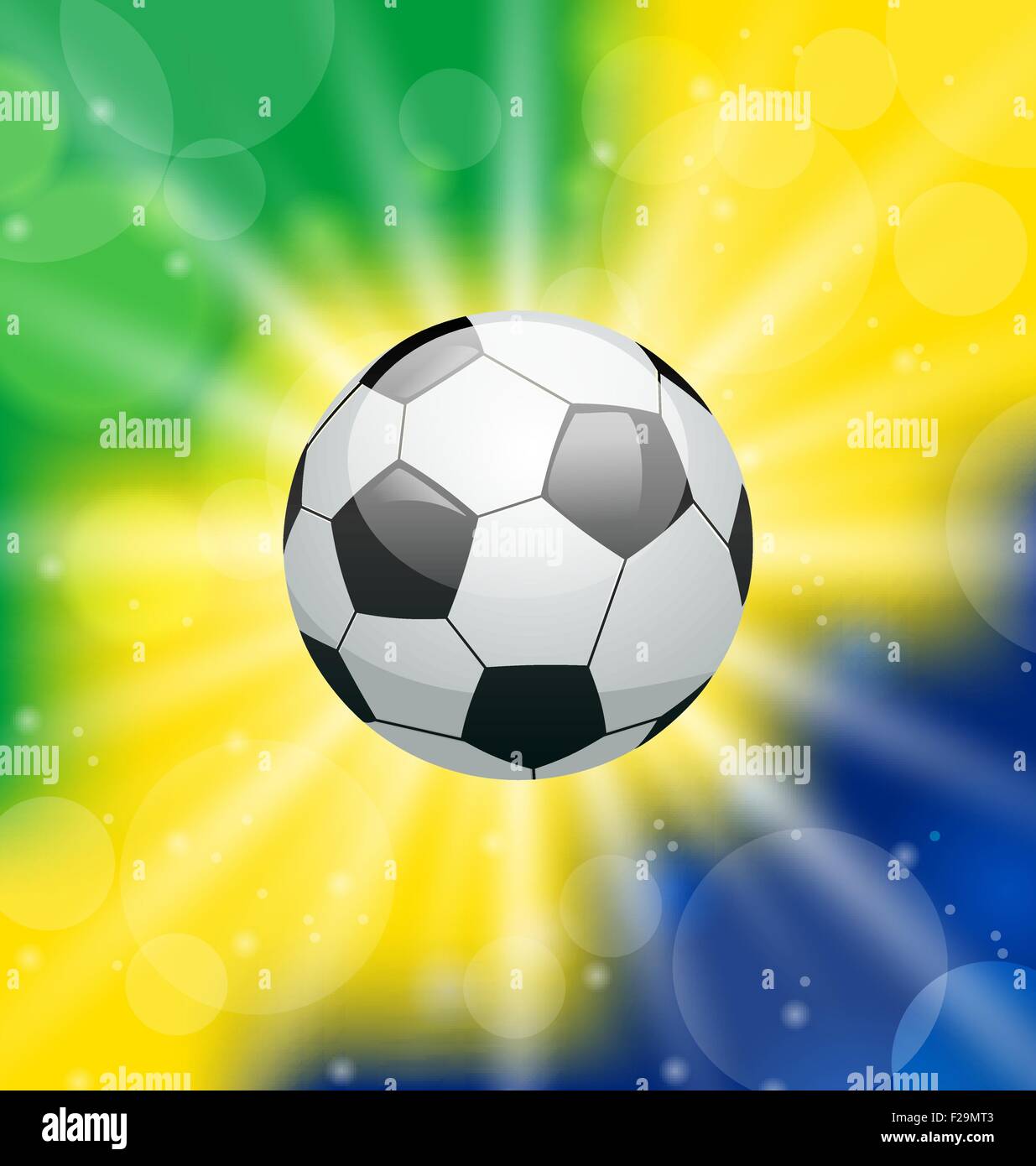 Background with soccer ball, for Brazil 2014 Stock Vector Image & Art ...